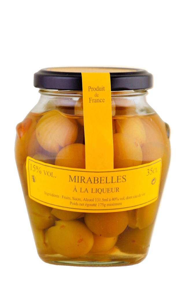 Mirabelles à la Liqueur 15% vol. 35cl - Boutique Lecomte-Blaise